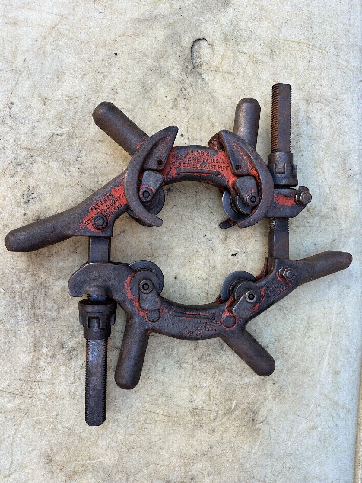 Reed RC-8 Rotary Cutter Hinged Pipe Cutter 6 to 8 inch BG3 — Buys Galore