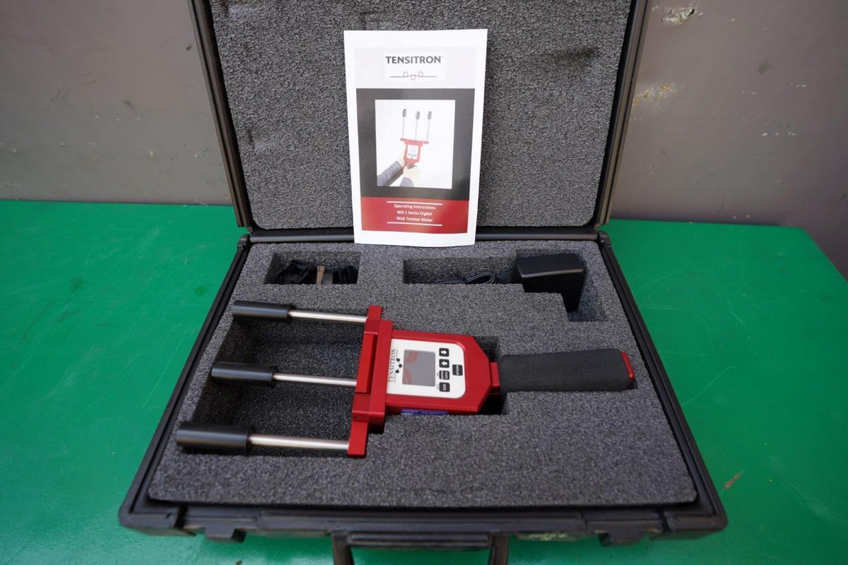 Tensitron WX-100-1 Digital Tension Meter for Fabric Sheet and Web Mate ...