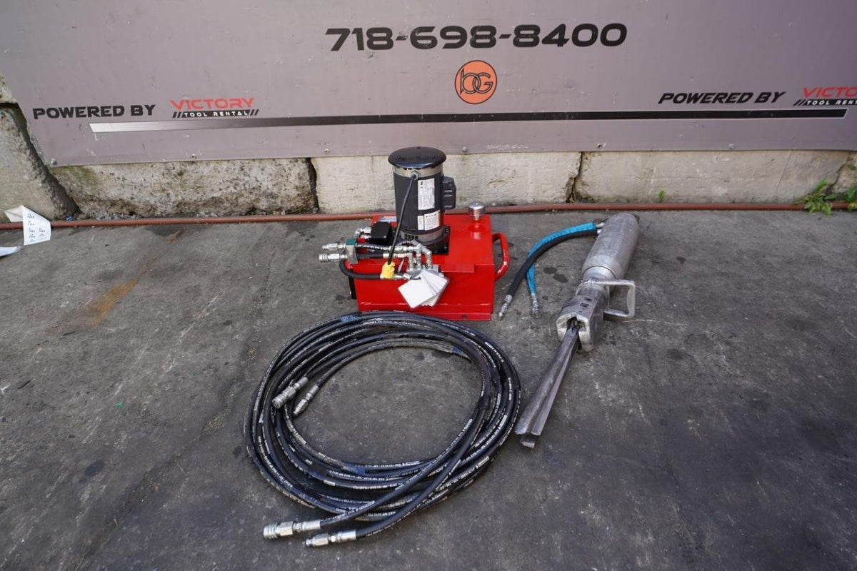 Elco Darda Hydraulic Rock Splitter Model C-12 with Pump Nice Shape bg7 ...