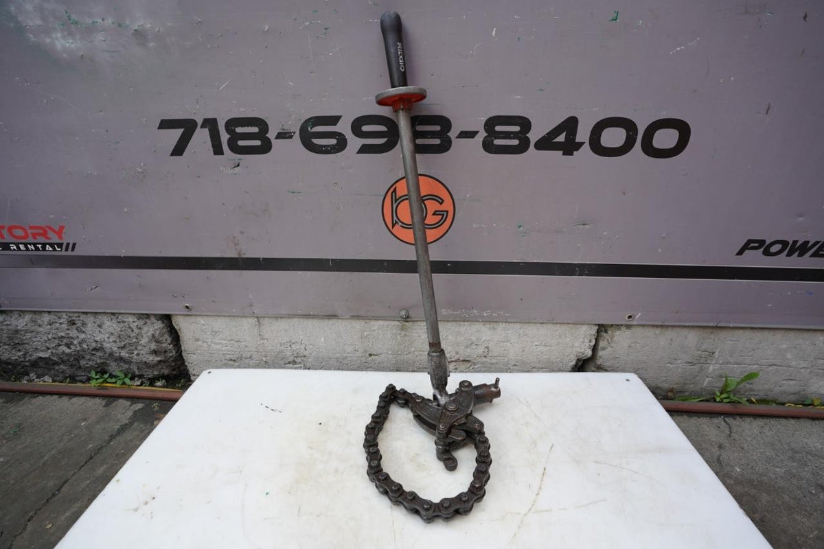 Ridgid 32900 Model 246 1 1/2"-6" Soil Chain Pipe Cutter w/ Ratchet-Act ...