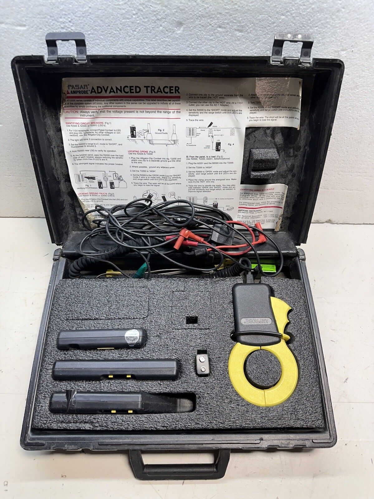 Pasar Amprobe A2201CE Advanced Wire Tracer Kit Transducer S2600 T2200 ...
