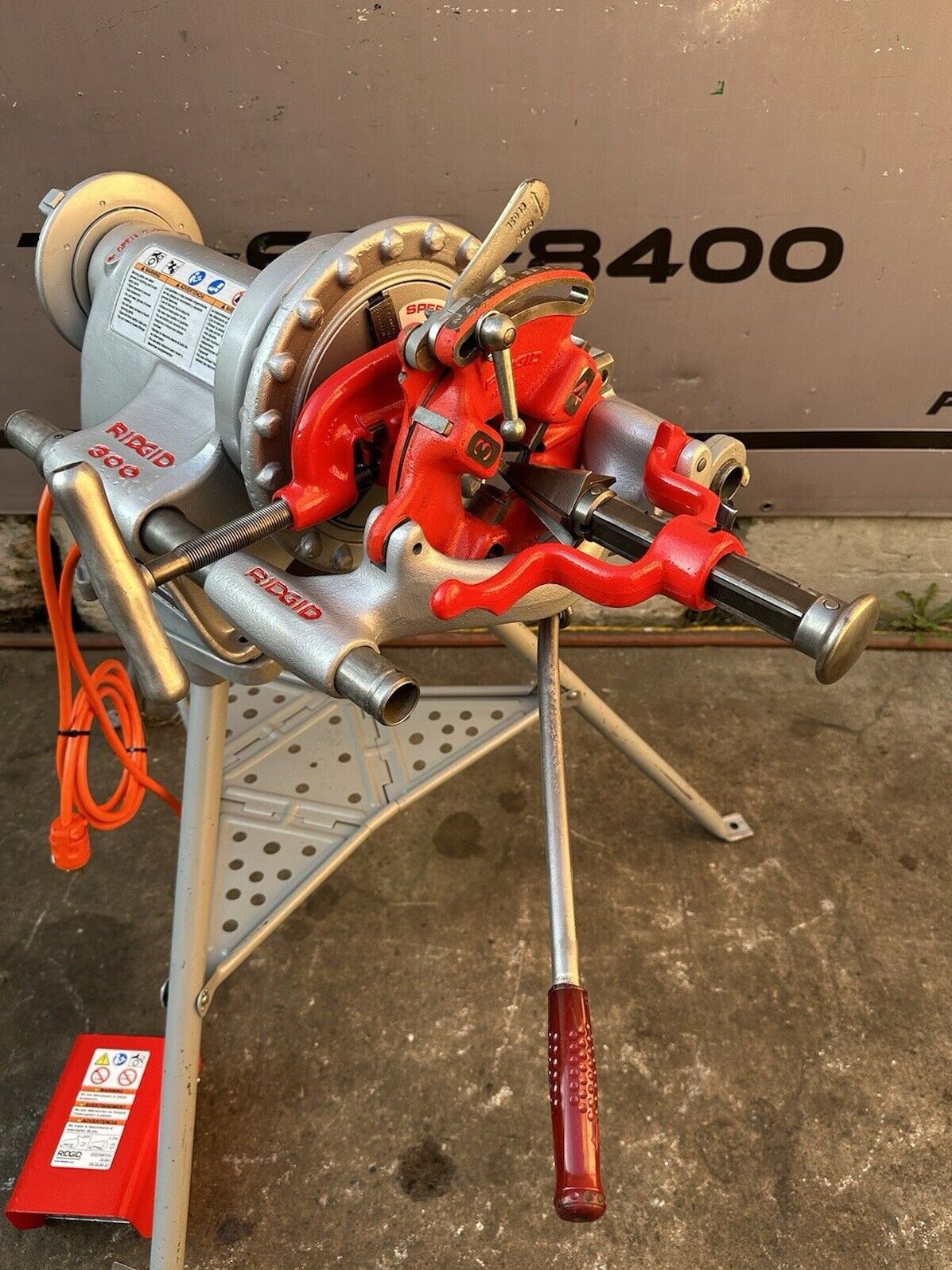 Ridgid 300 Pipe Threader Threading Machine Carriage, 811 Die 1/2-2” Re ...