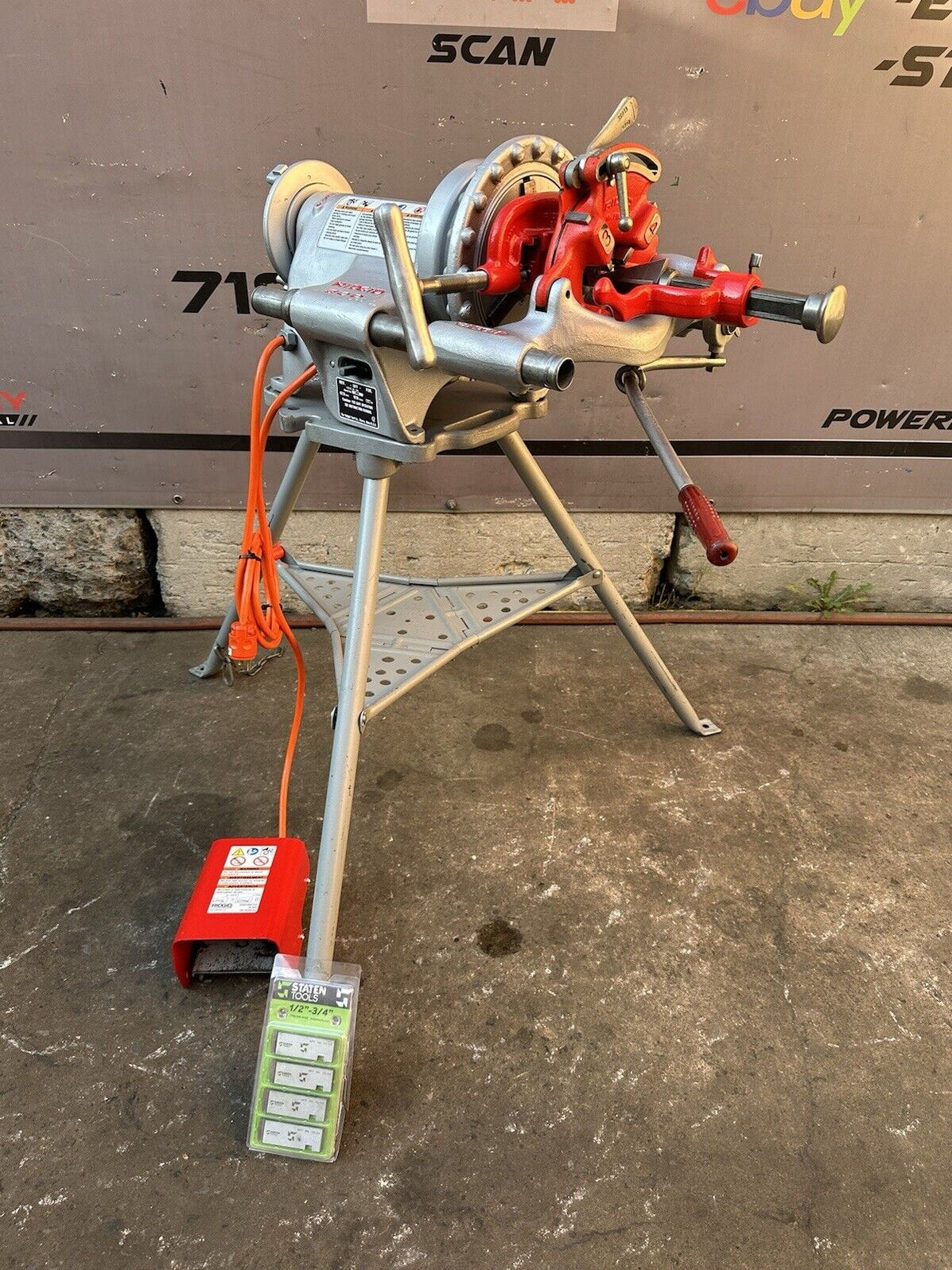 Ridgid 300 Pipe Threader Threading Machine Carriage, 811 Die 1/2-2” Re ...