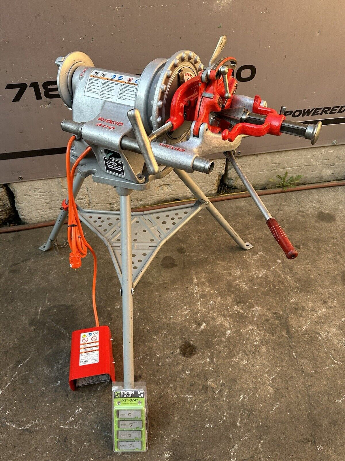Ridgid 300 Pipe Threader Threading Machine Carriage, 811 Die 1/2-2” Re ...