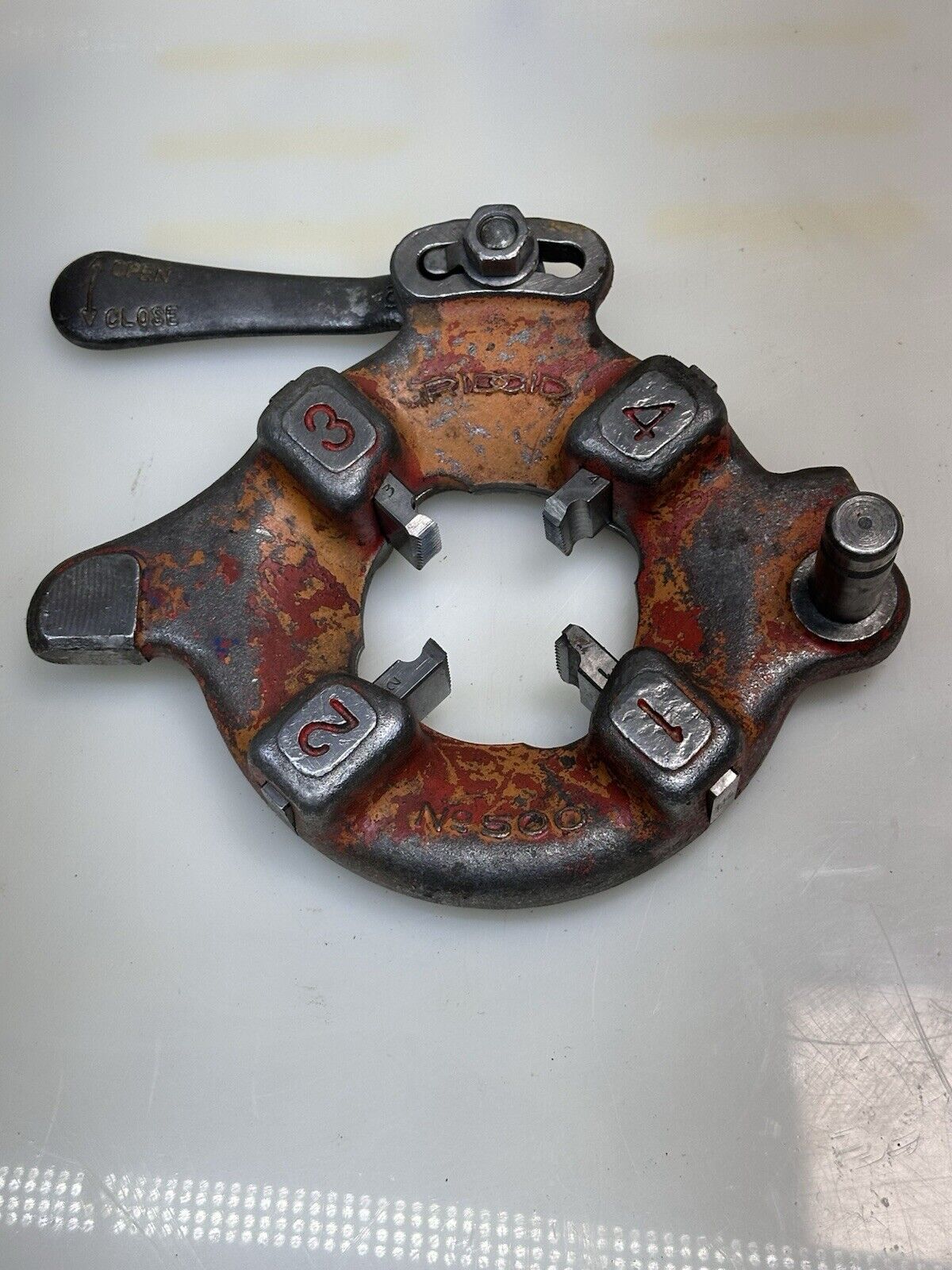 Ridgid 500 Threader Threading Thread Die Head 1-1/2" NPT Teeth — Buys ...