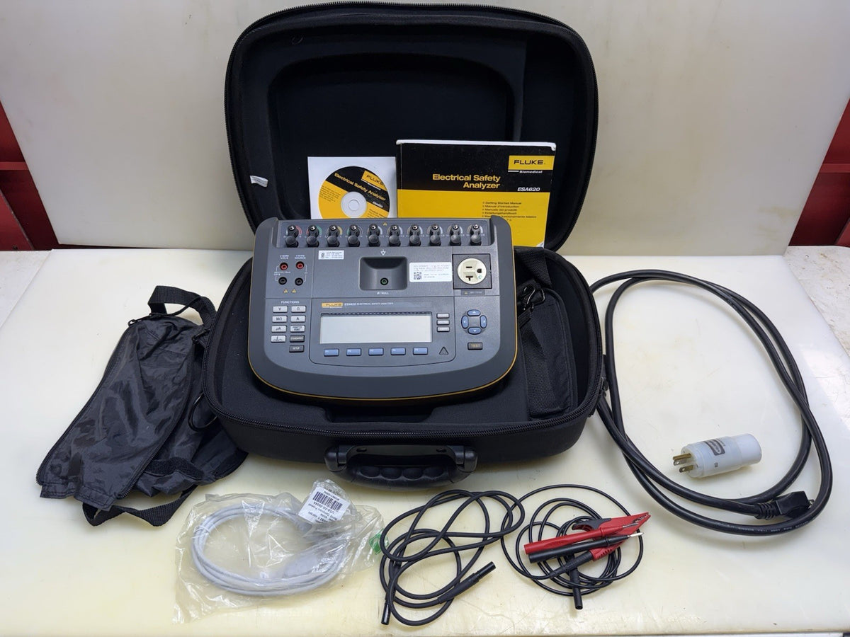 FLUKE ESA620 ELECTRICAL SAFETY ANALYZER (CALIBRATED Late 2023)- #2 FRE ...
