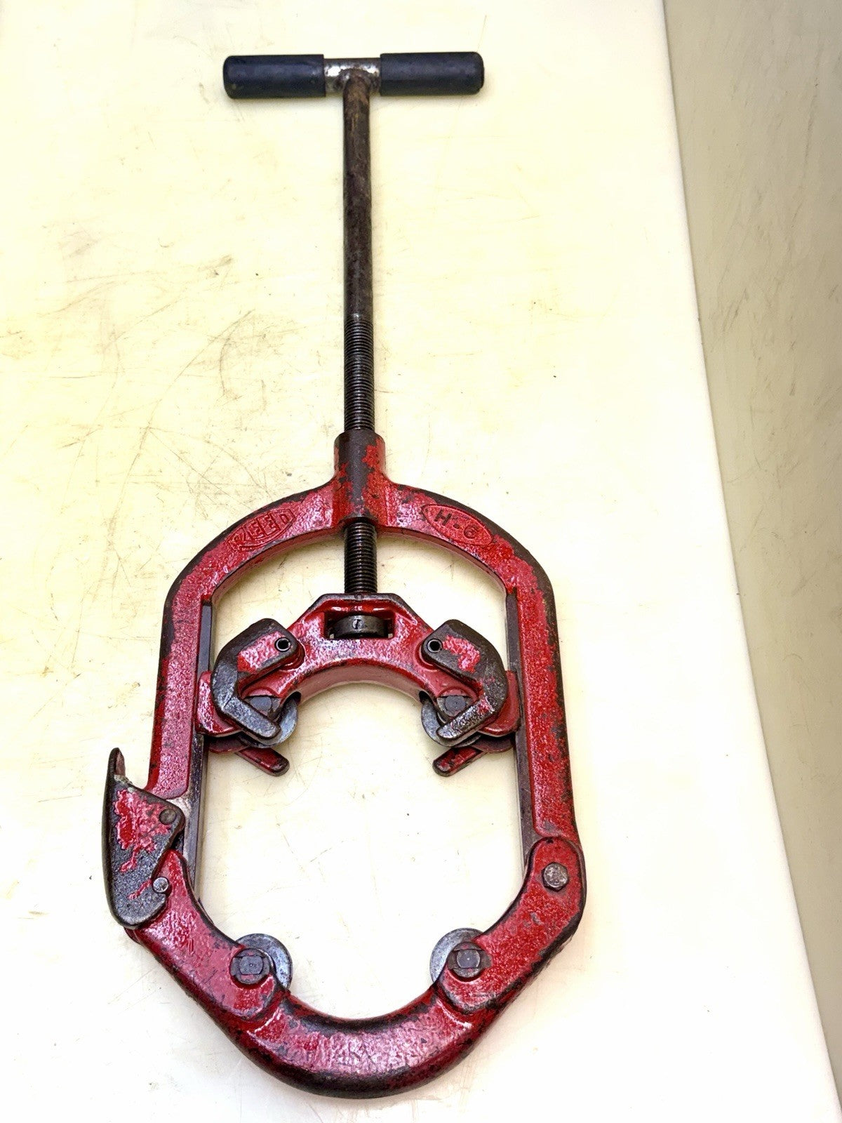 REED Tools USA H6 Hinged Pipe Cutter, 4-6” Pipe Capacity Heavy Steel ...