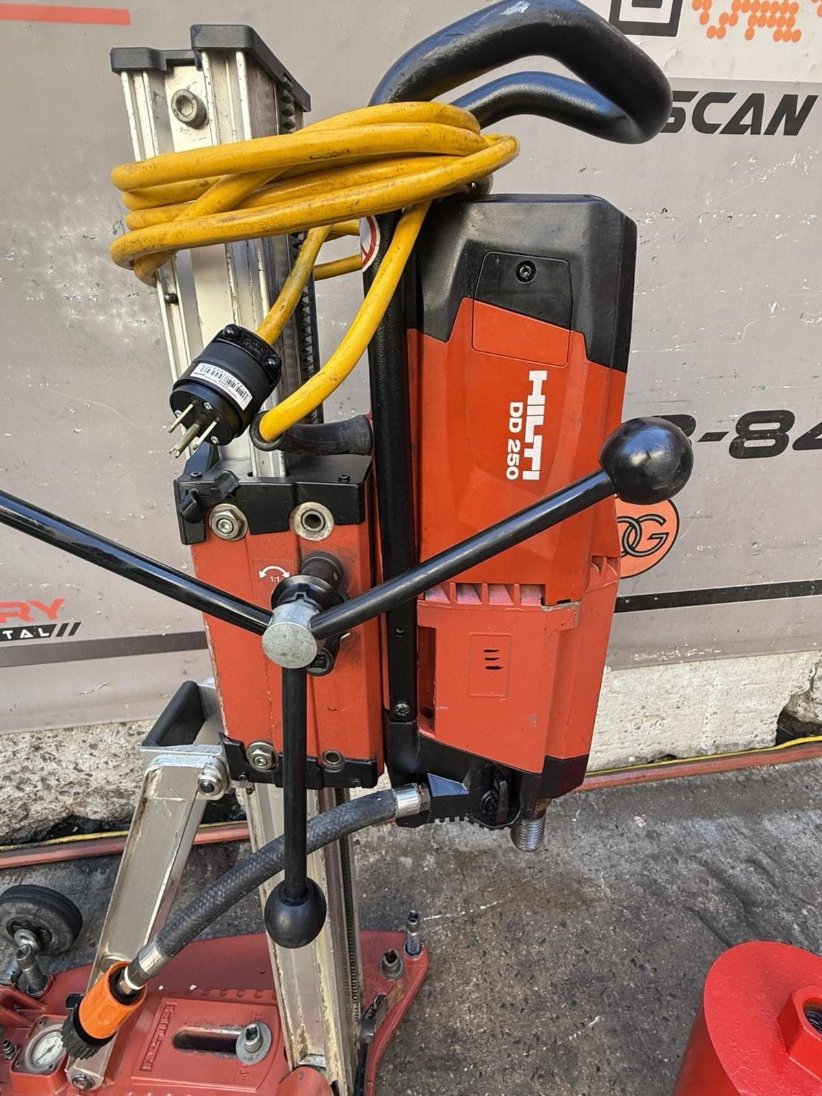 HILTI DD250 CORE DRILL With Stand Core Bits Great Condition Tested And ...