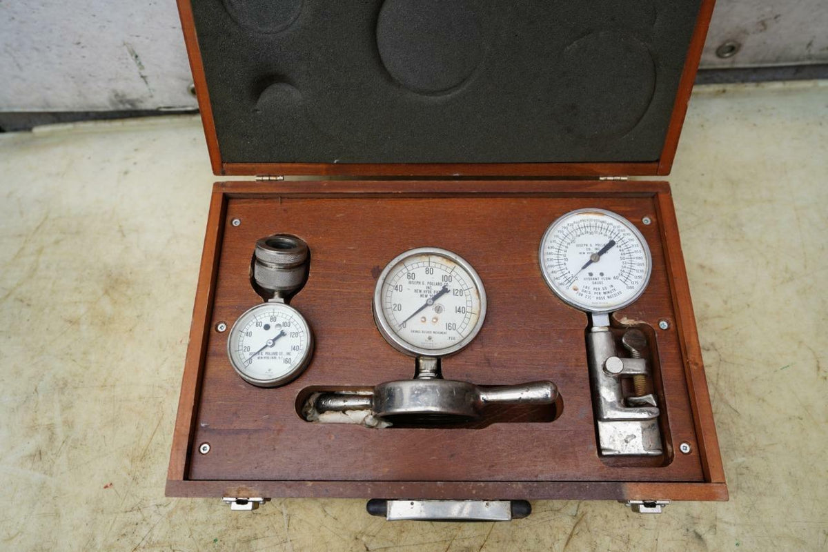Joseph G. Pollard Hydrostatic Pressure Gages Great Set — Buys Galore