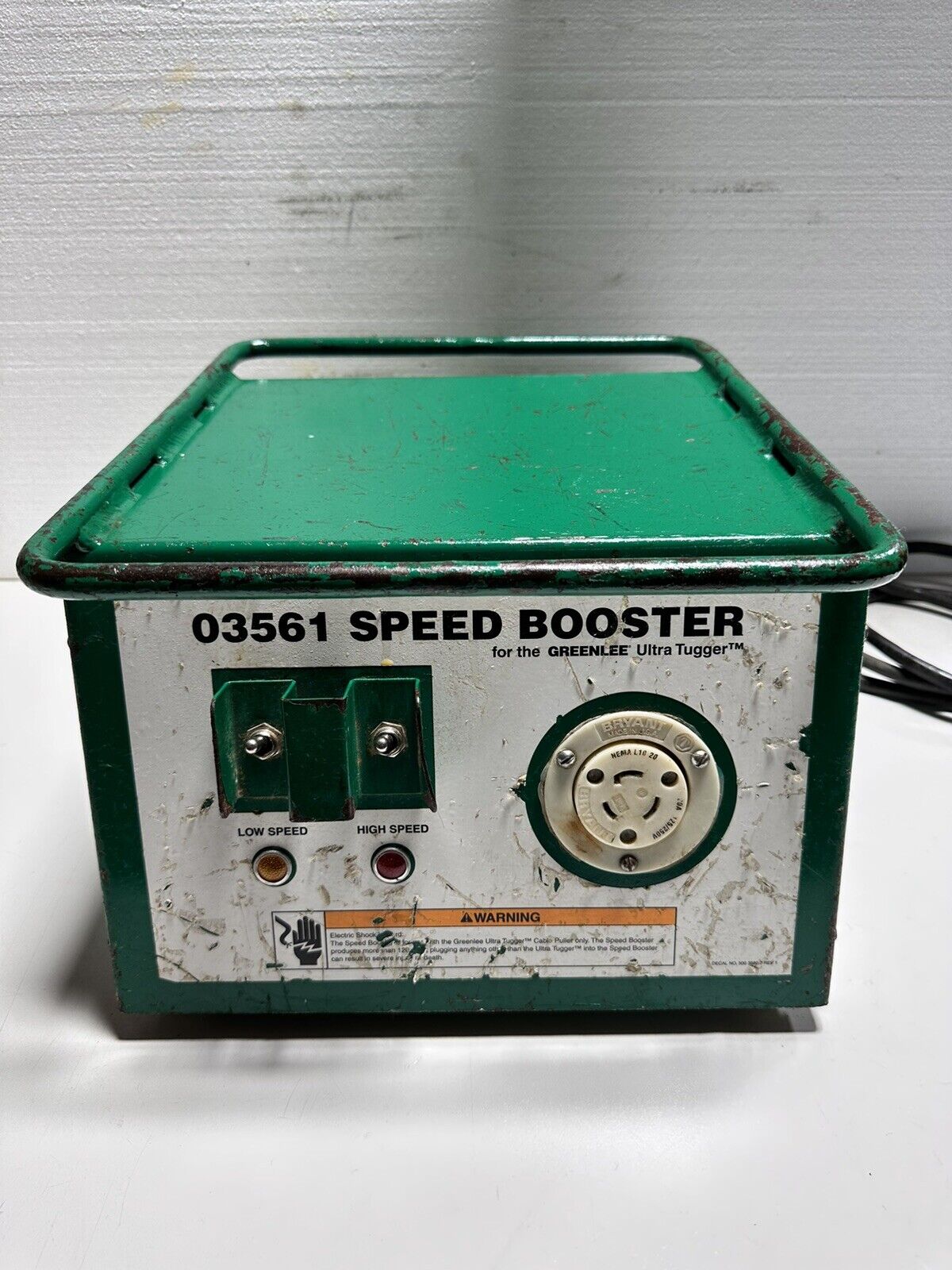 GREENLEE 03561 Speed Booster For Ultra Tugger 8000LB 8K Cable Wire Pul ...