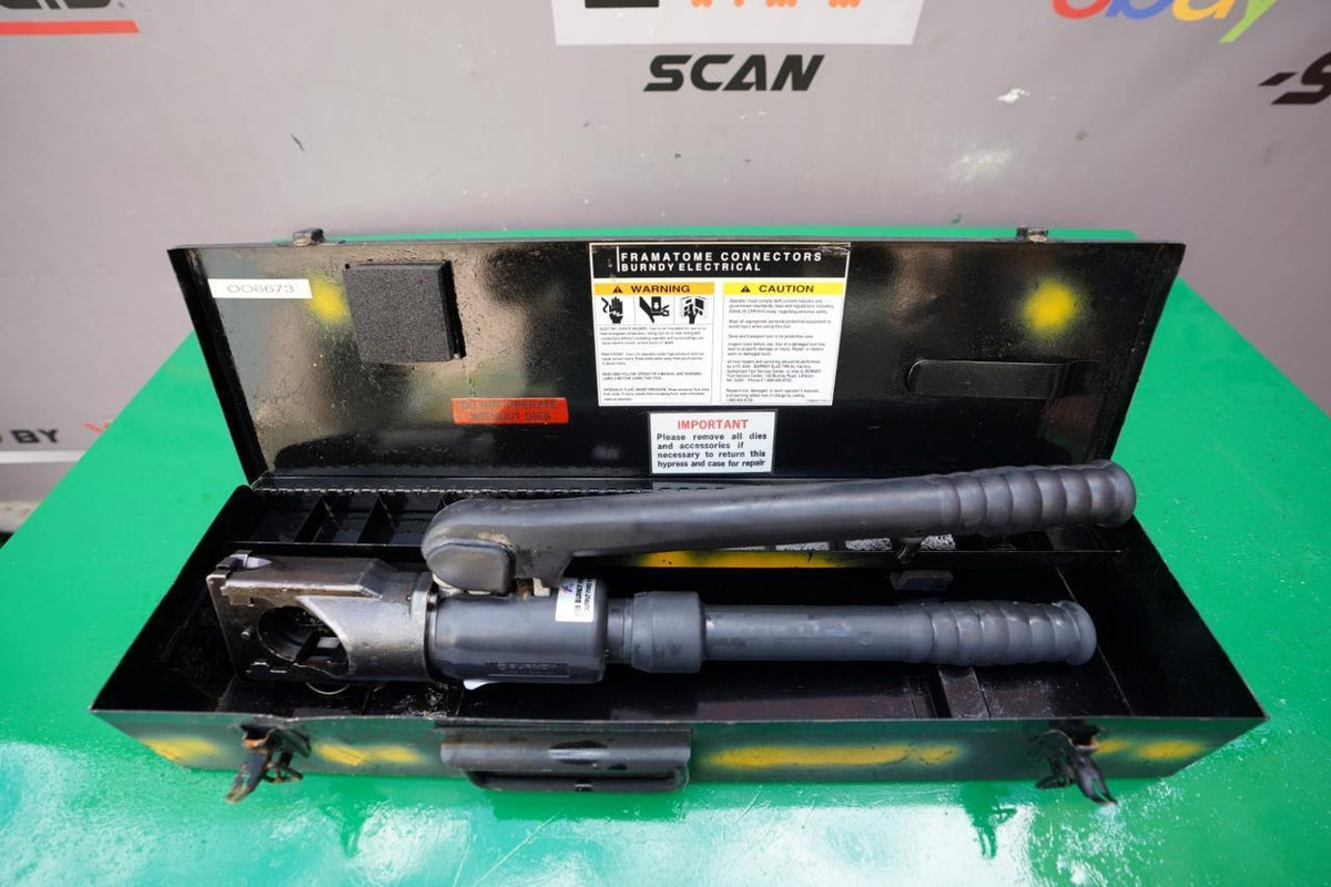 Burndy Hydraulic Crimper Model Y36 Works Great — Buys Galore