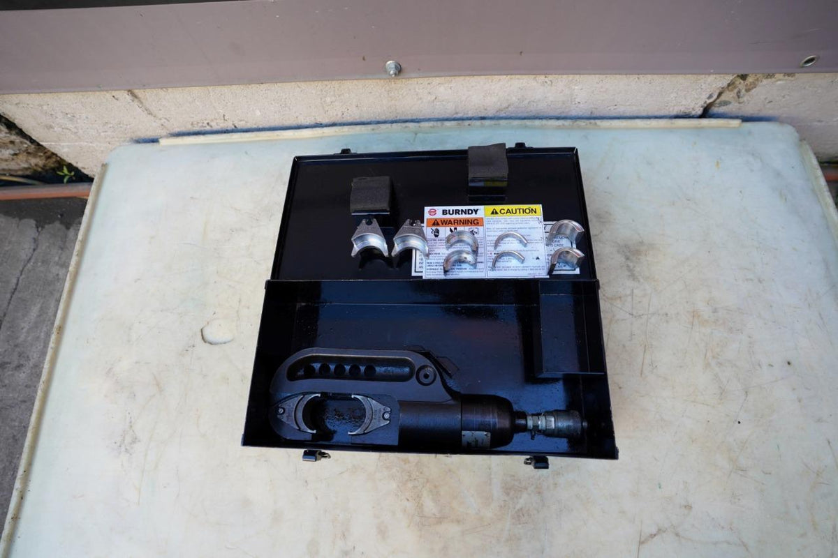 Burndy Hypress Y46 Hydraulic Crimper with Dies Works Great — Buys Galore