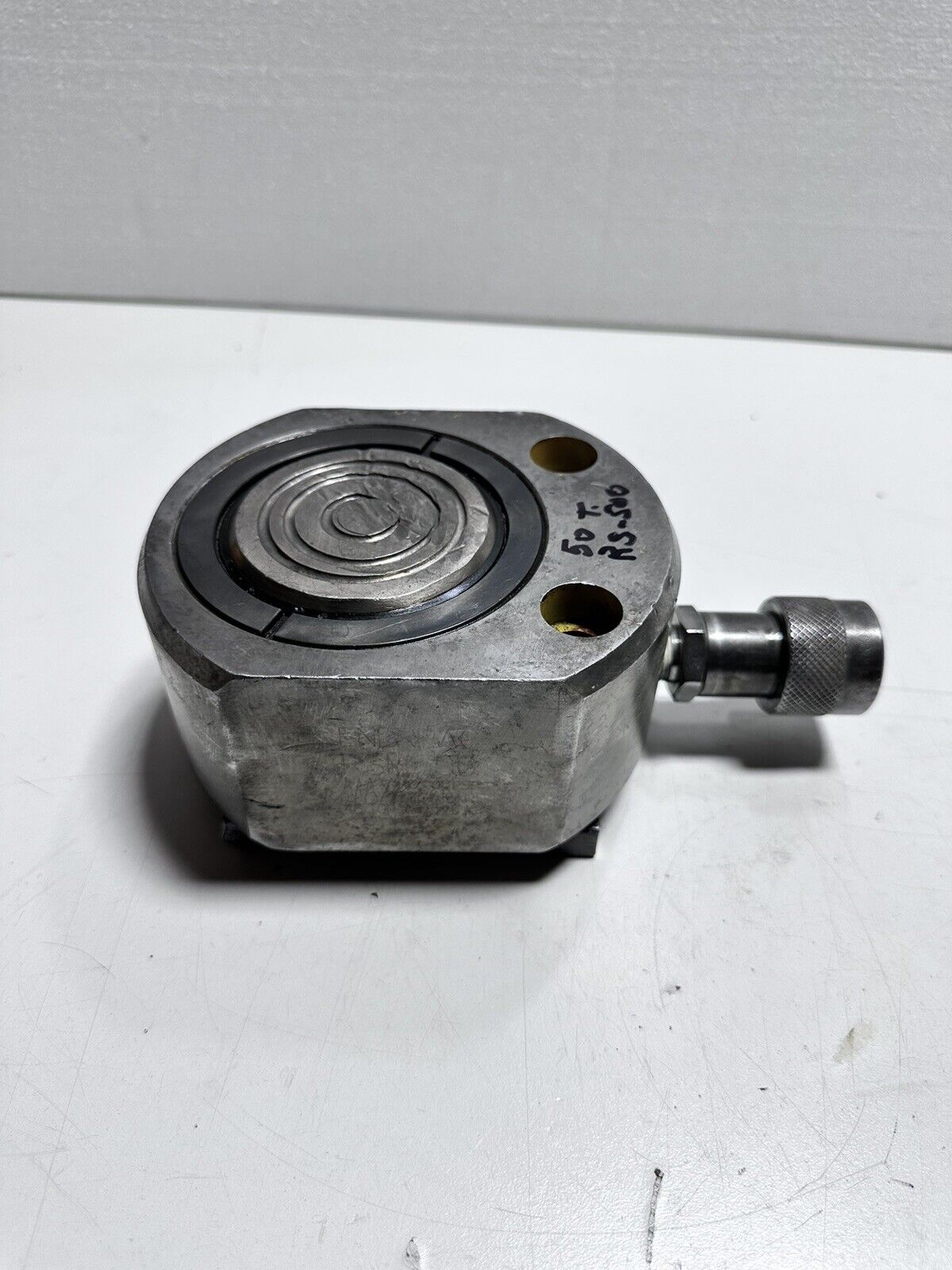 Enerpac RSM-500 Flat Jac 50 Ton .63 Stroke Low-Height Hydraulic Cylind ...