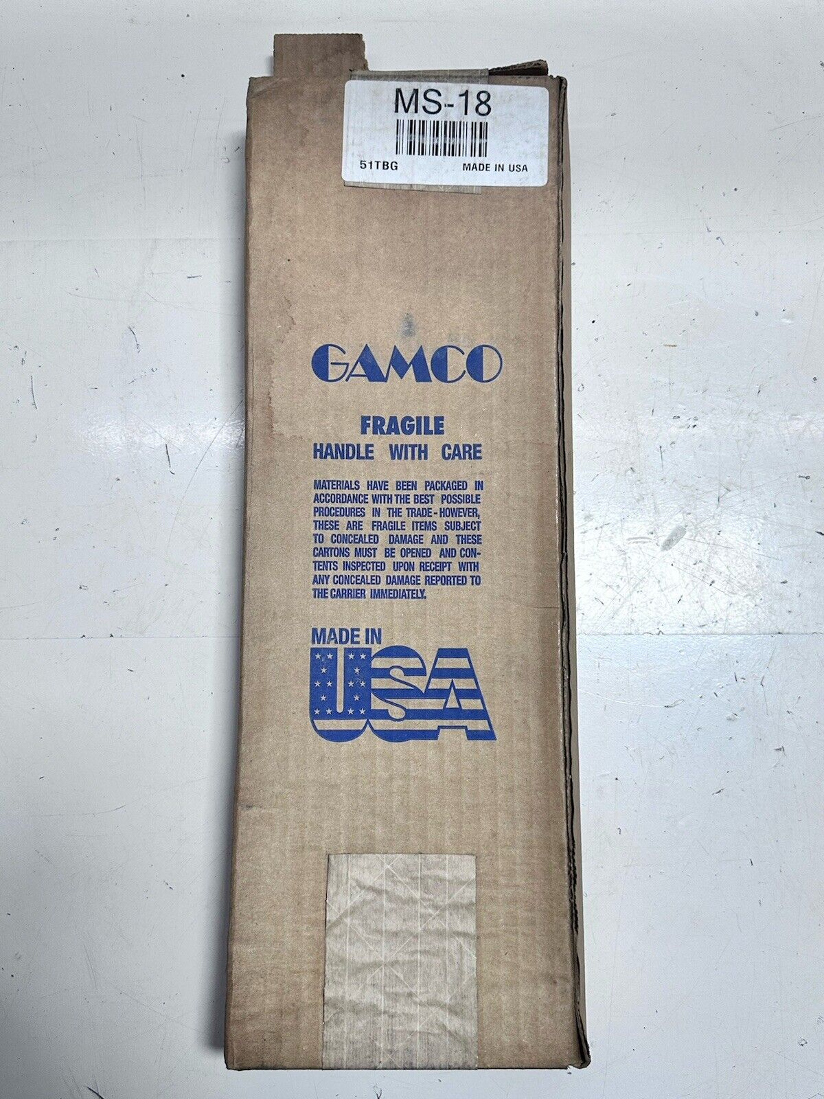 Gamco MS-18 18" Stainless Steel Mirror Shelf — Buys Galore